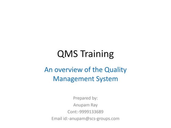 Quality Awareness Training | PPT | Business | Business and Finance