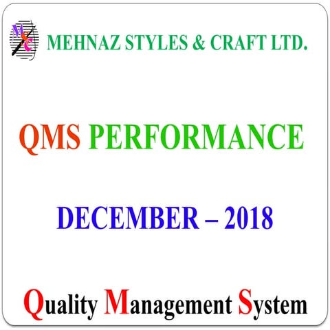 QMSS Monthly Report -December, 2018.pptx