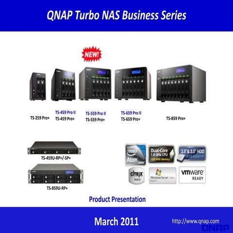 Qnap Turbo Nas Business Series Presentation 2011 | PPTX