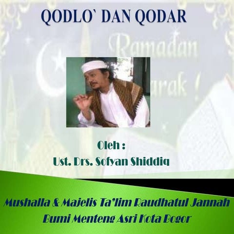 Qodlo` dan qodar | PPTX