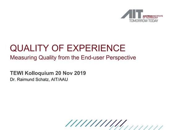 Quality of Experience | PDF