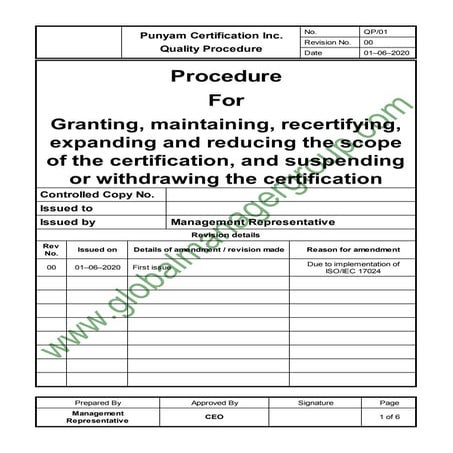 QP_01_Granting certification.doc