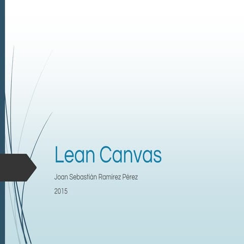 Lean canvas | PPTX