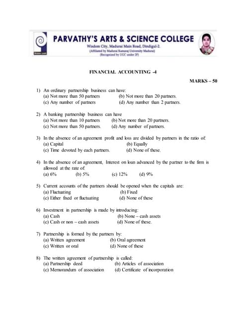 Secretarial practice MCQs | PDF | Business Accounting & Finance | Business