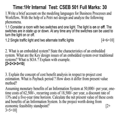 Qp for class test | PPT