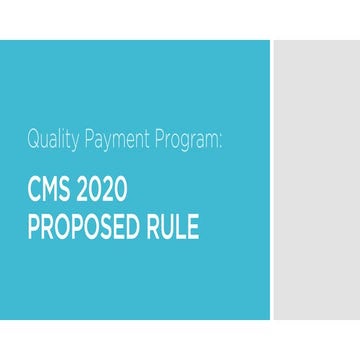 2025 IPPS Proposed Rule Major Changes Slideshow | PPTX