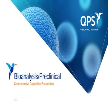 QPS Bioanalysis General | PPT