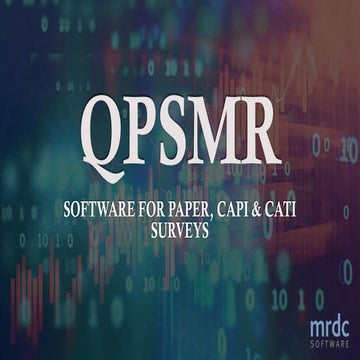 QPSMR presentation | PPT