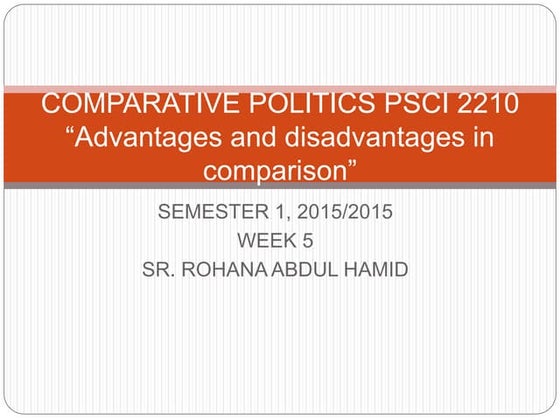 Introduction to Comparative Politics | PPT