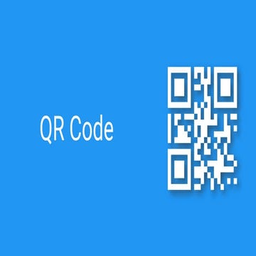 QR-CODE presentation slide