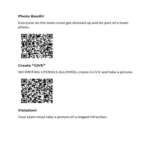 QR Code Directions | PDF