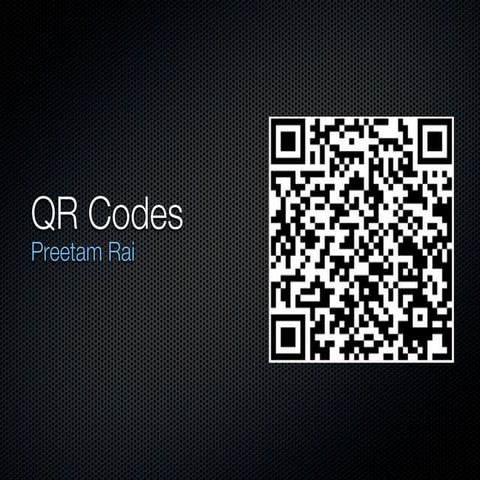 Qr codes | PPT