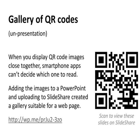 QR code samples | PPTX