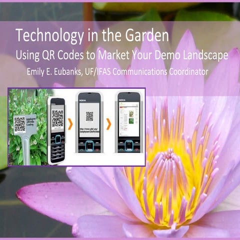 Qr codes in demo landscapes | PPT