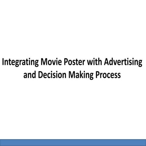QR code with movie poster advertising | PPTX