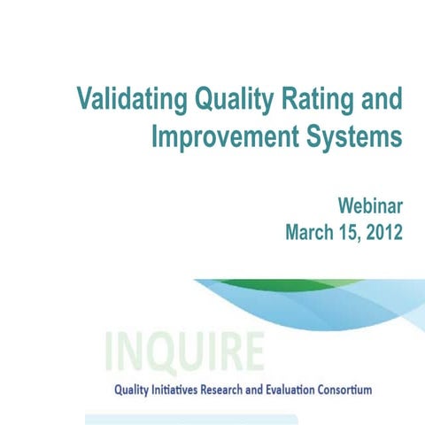 QRIS Validation Webinar | PPT