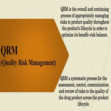 Quality Risk Management | PPTX