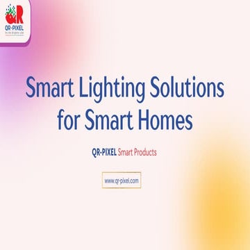 QR_PIXEL smart lighting system | PDF