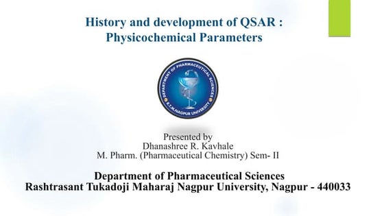 Hansch and Free-Wilson QSAR Models | PPT