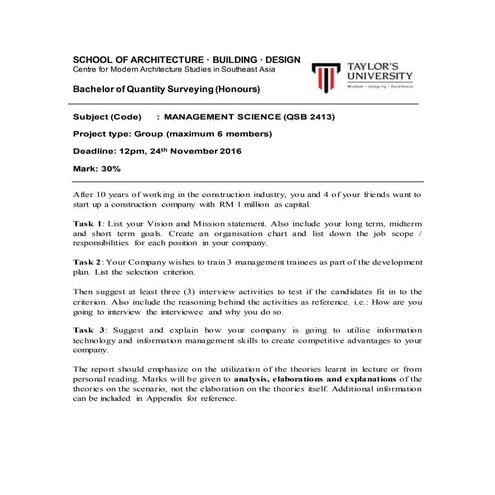 Assignment - Report | DOCX