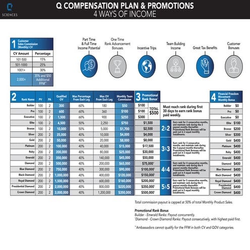 Q sciences compensation plan | PDF