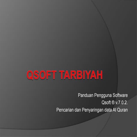 Qsoft tarbiyah | PPT