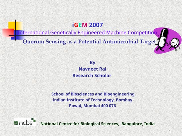 Quorum sensing in bacteria | PPT