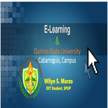 Qsu e learning | PPTX
