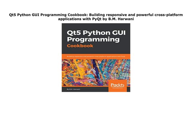 Qt5 Python Gui Programming Cookbook Building Responsive And Powerful 2674