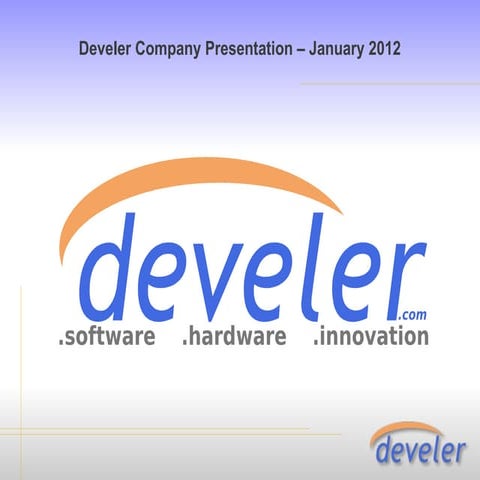Develer offering for Qt | PPT