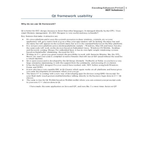 Qtframework | DOCX