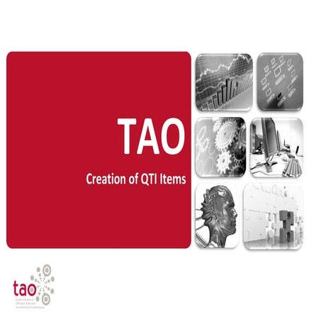 TAO DAYS - Creation of QTI Items | PDF | Technology & Computing