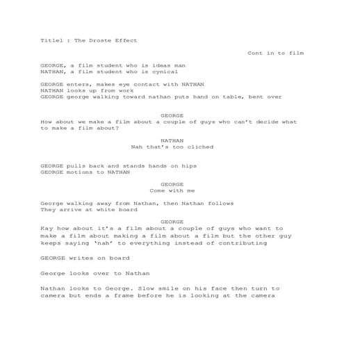 Scripts | DOCX | Screenwriting | Content Production