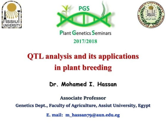 QTL MAPPING & ANALYSIS | PPT