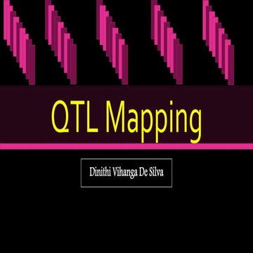 Qtl mapping | PPTX
