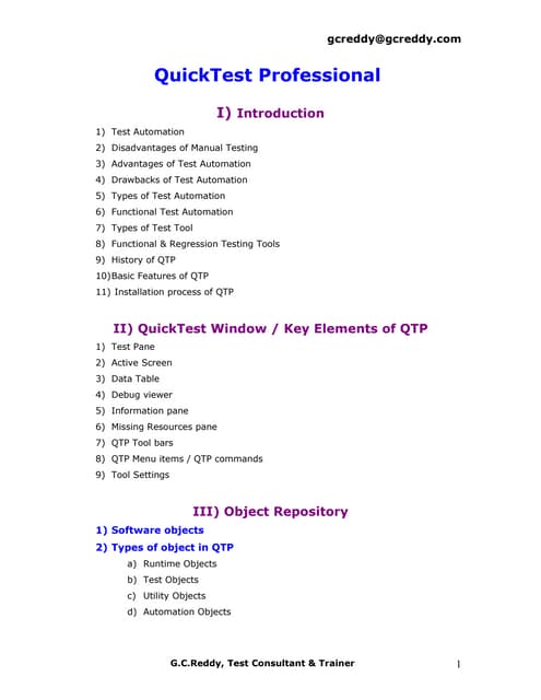 Qtp (advanced) | PDF