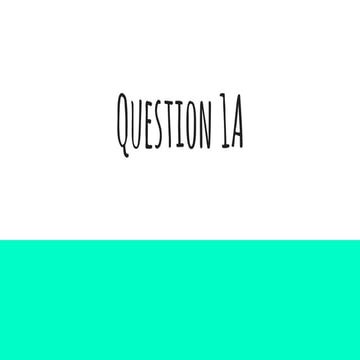 Question 1 a | PPT