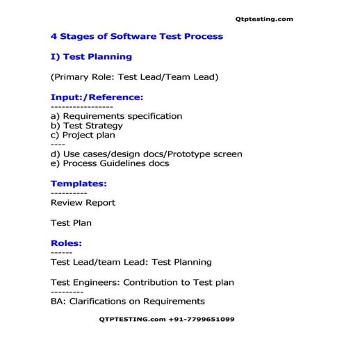 Qtp Testing Process Pdf