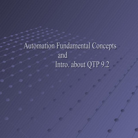 Qtp With Descriptive Programming Ppt 1399