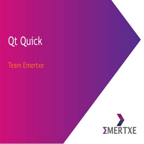 Ui Programming With Qt Quick And Qml Ppt 