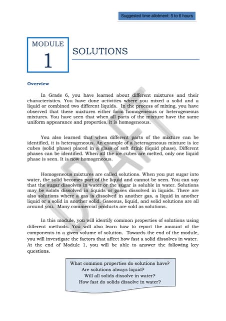 SCIENCE7:Types of Solutions | PPT