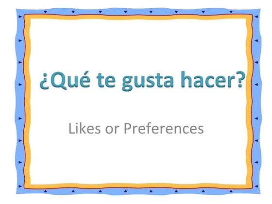 Interrogatives / Questions Words in Spanish | PPT
