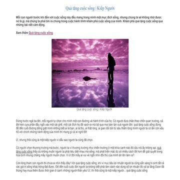 Qua tang-cuoc-song | PPT