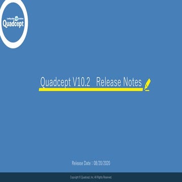 Quadcept v10.2.0 Released | PPT