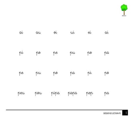QUADERN LECTO P5 amb lletra lligada. Treballar la lectoescriptura | PDF