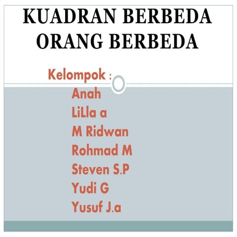 Quadrant cashflow | PPT