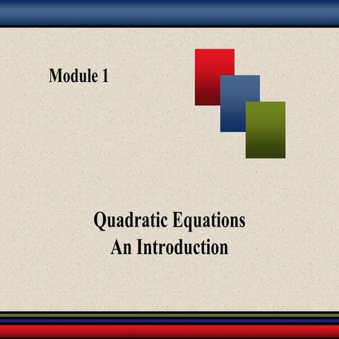 quadratic function an introduction.ppt