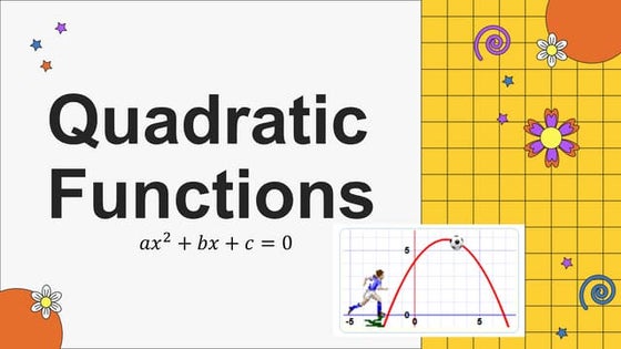 Illustrates quadratic equation | PPT