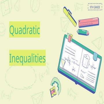 Quadratic Inequalities mathematics 9.pptx