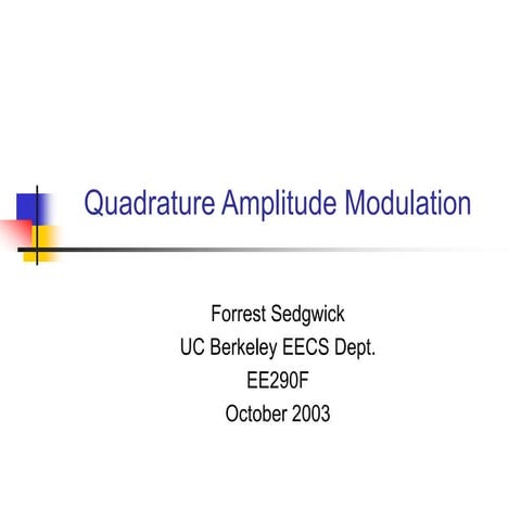 Quadrature Amplitude Modulation.ppt